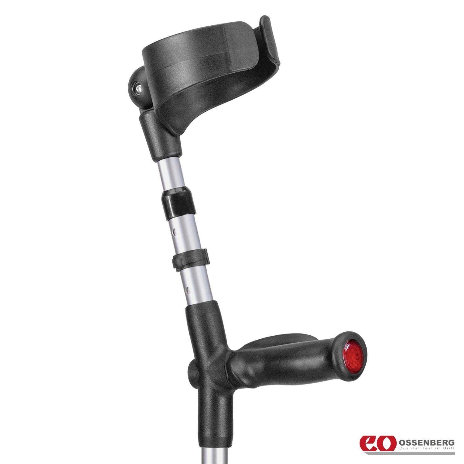 Ossenberg BIG XL Comfort Grip Closed Cuff Double Adjustable Crutches ...