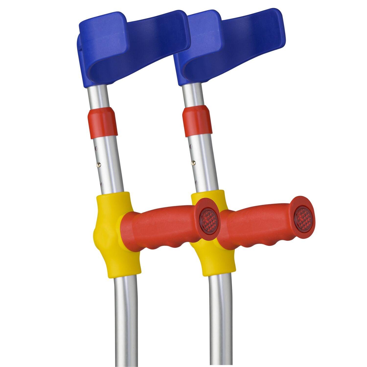 Ossenberg Soft Grip Double Adjustable Kids Crutches | VAT Eligible ...