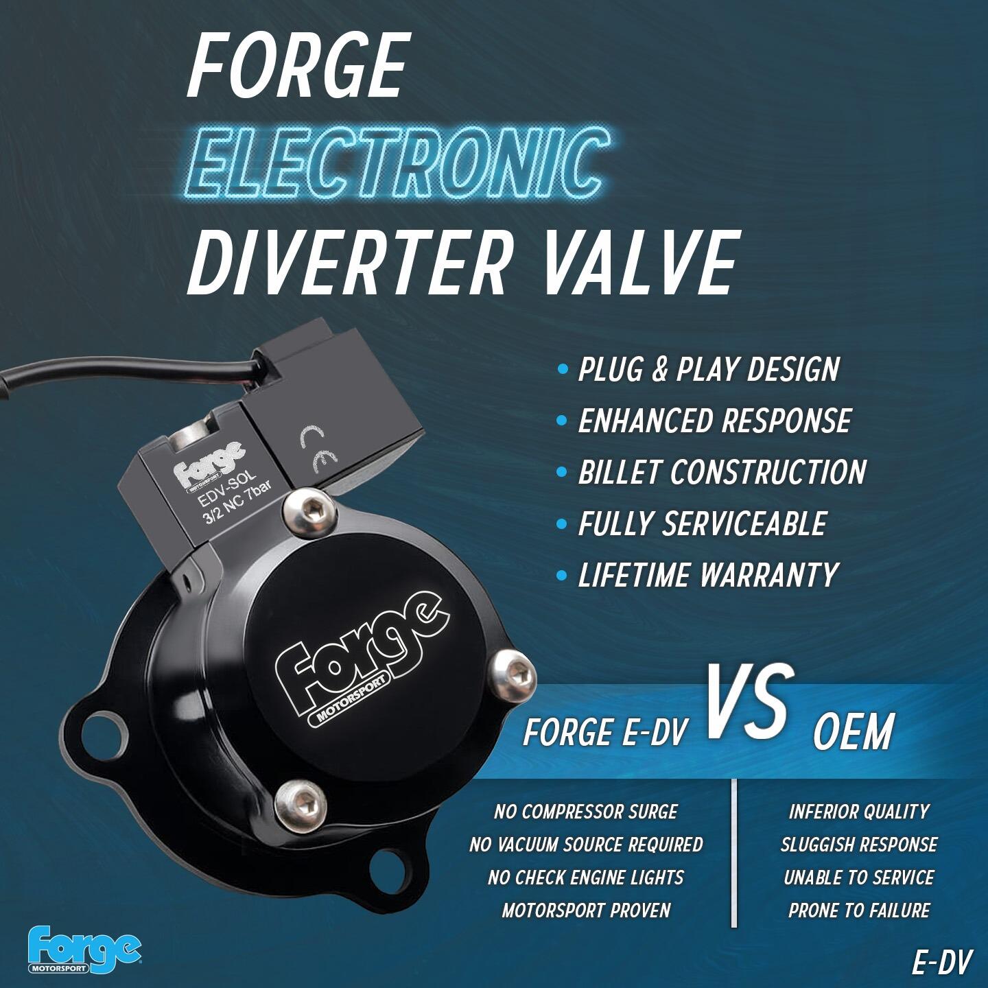Forge E-DV - Toyota Yaris GR and Corolla GR Dump Valve (E-DV)
