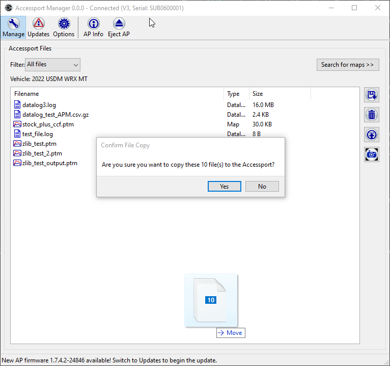 New Accessport Manager Update, New Functionality!