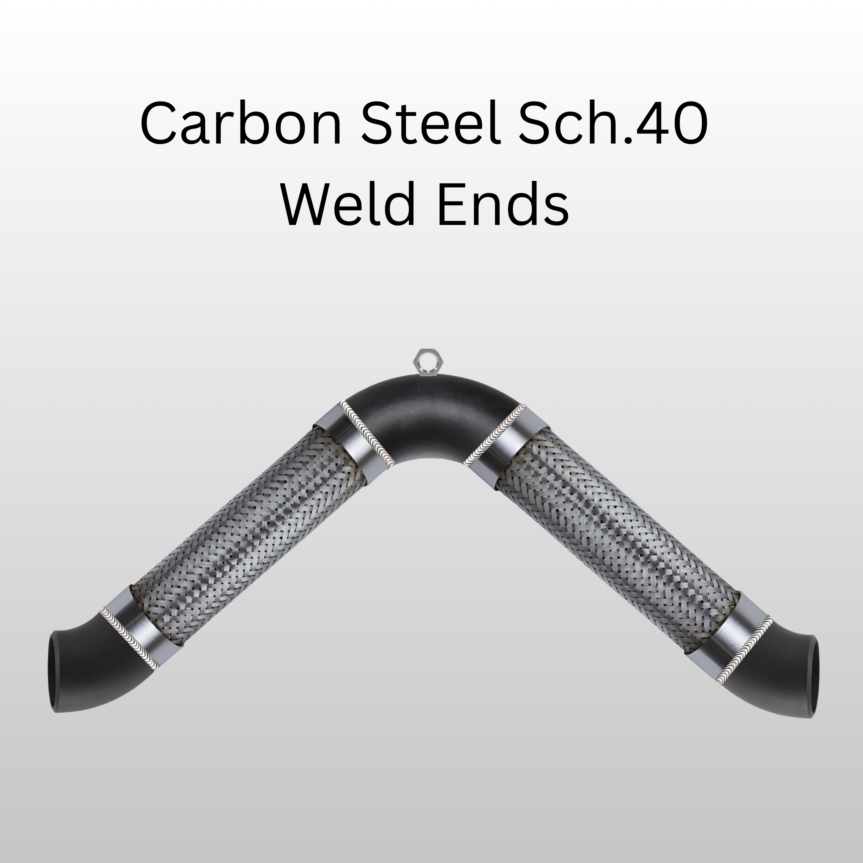 Carbon Steel Sch.40 Weld Ends V-Loops- 4" Movement