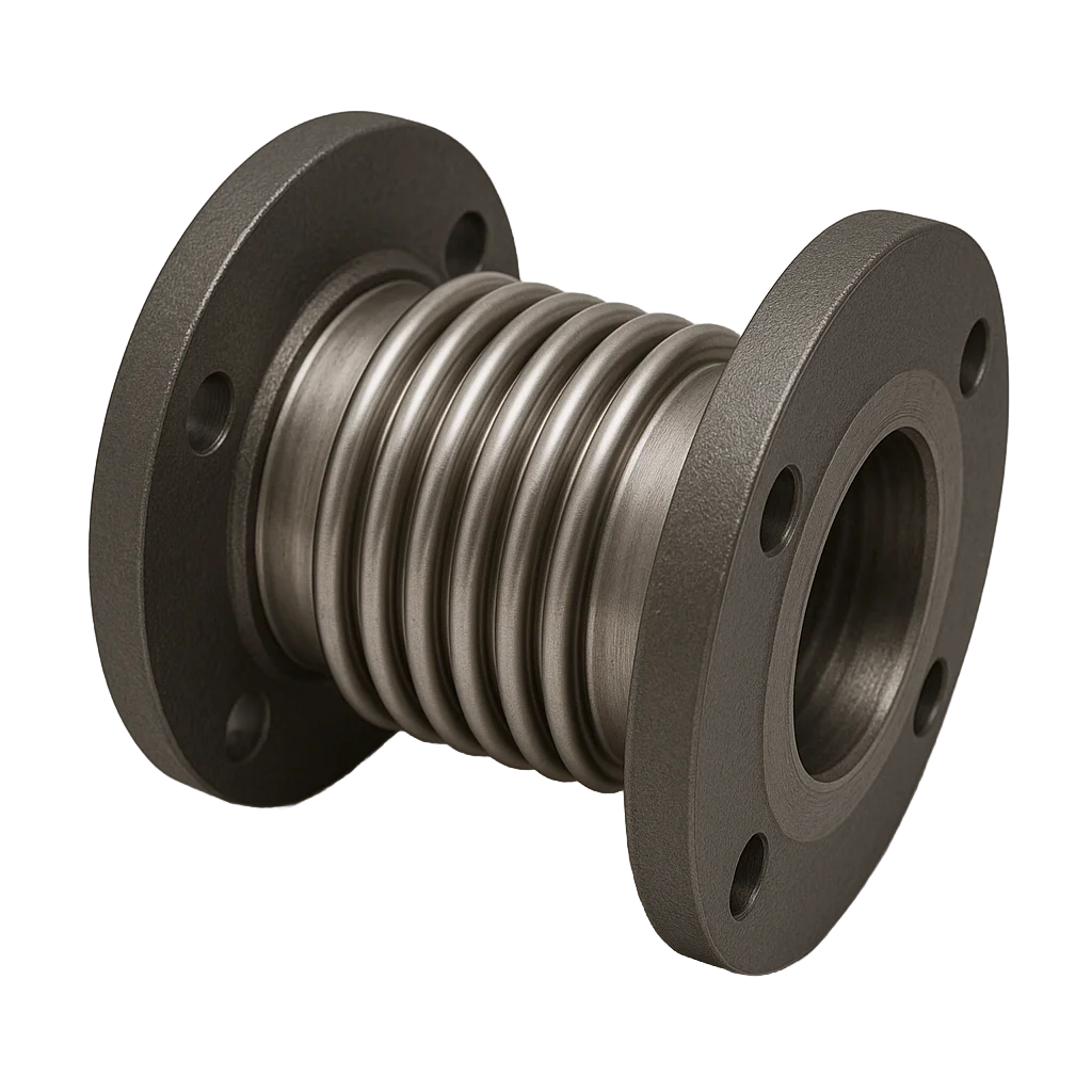 2-1/2" Flanged Metal Expansion Joint (Carbon Steel 150# Flanges ...
