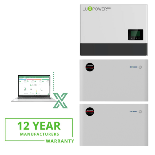 Lux Power Squirrel Pod 3.6kW AC Controller + Hanchu 2 x 3.2kWh Batteries