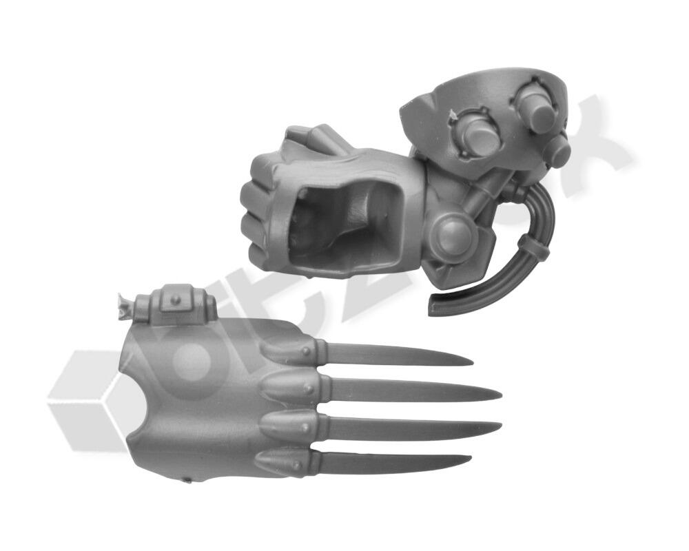 Space Marines Terminator Assault Squad Lightning Claw Left A (2)