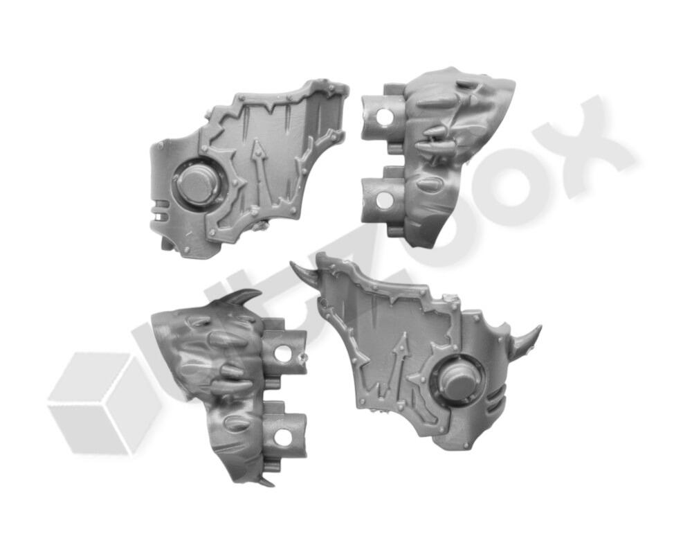 Chaos Space Marines Helbrute Heavy Bolters (4)