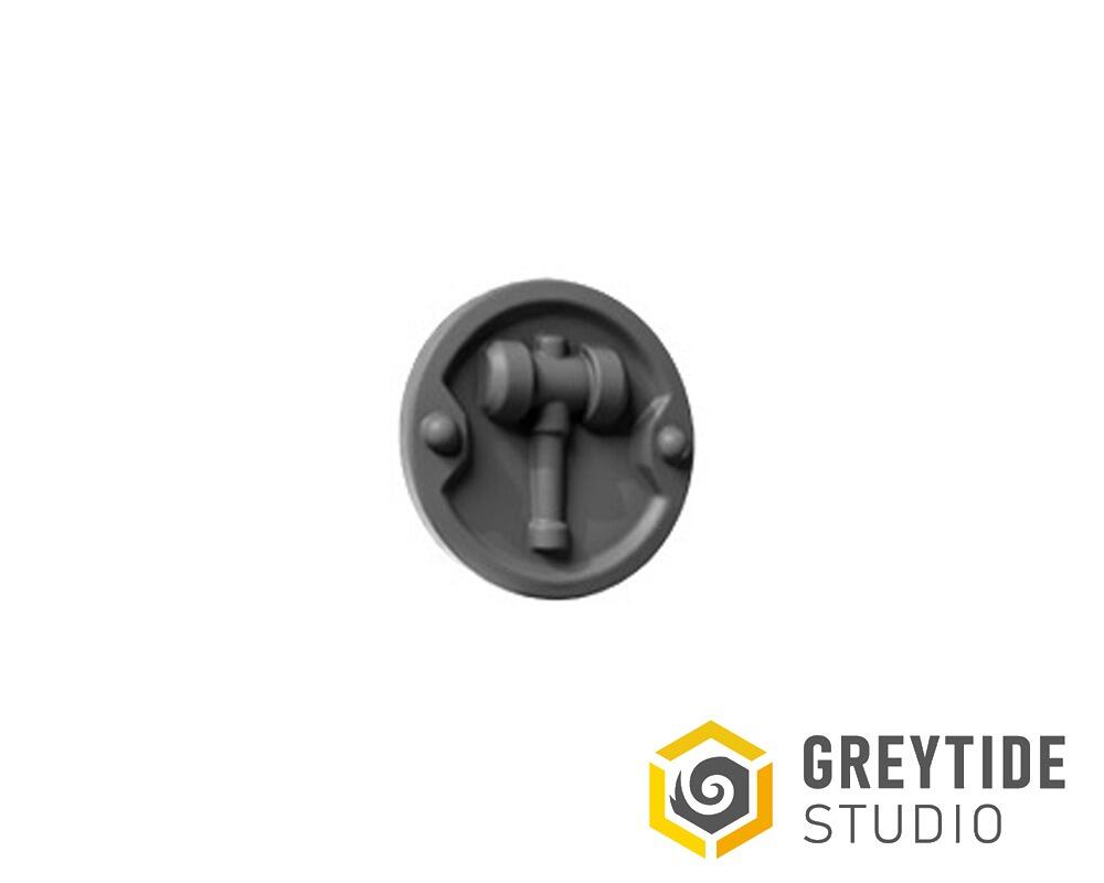Greytide Studios Anvil Wardens Shoulder Shield 01