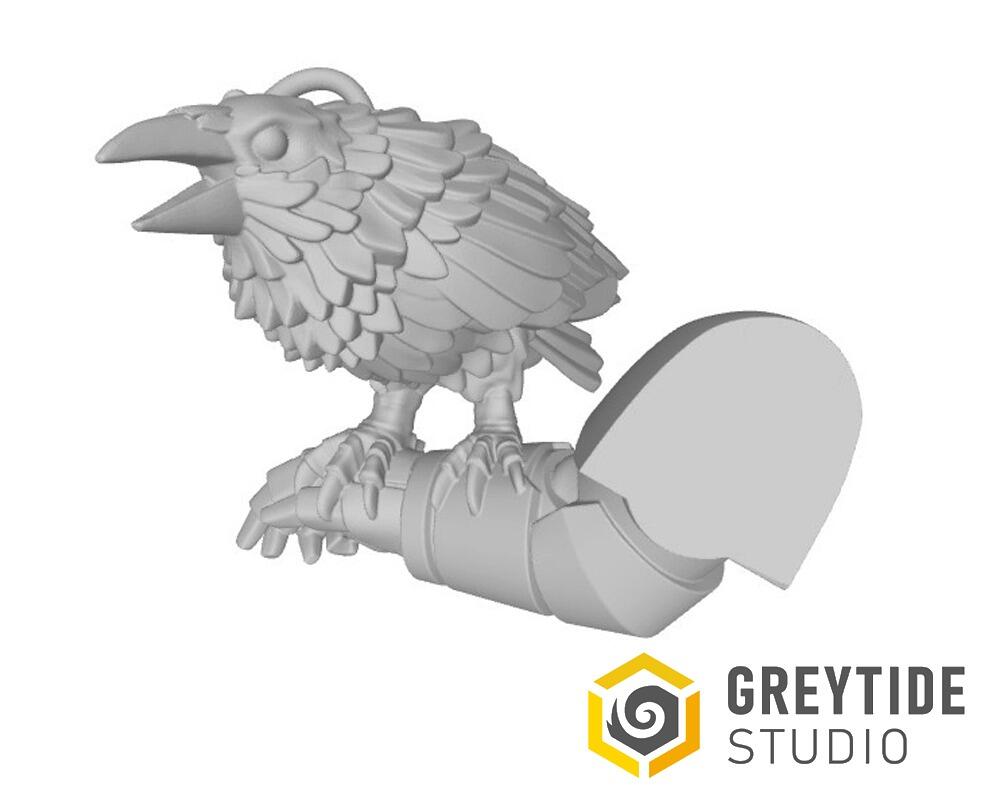 Greytide Studios Primal Hounds Heroic Pose 04 - Crow
