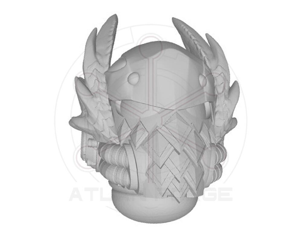 Atlan Forge Dragon Mage Helmet A