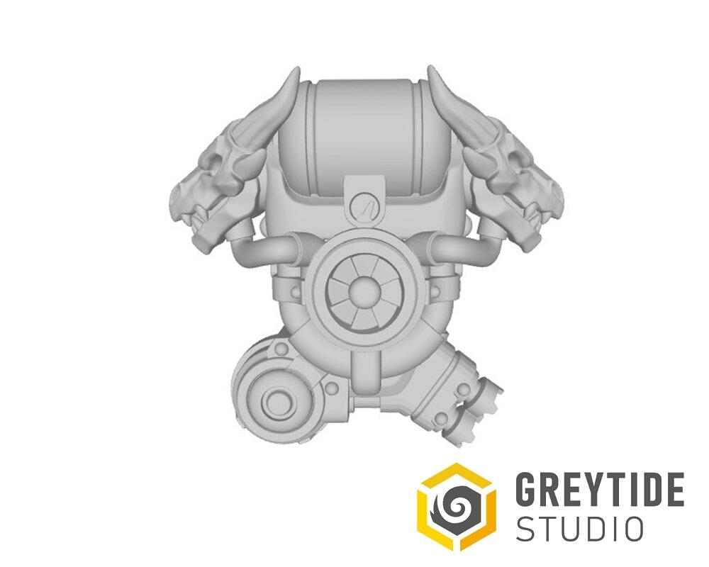 Greytide Studios Anvil Wardens Grav Armour Hellfire Gun Backpack 02