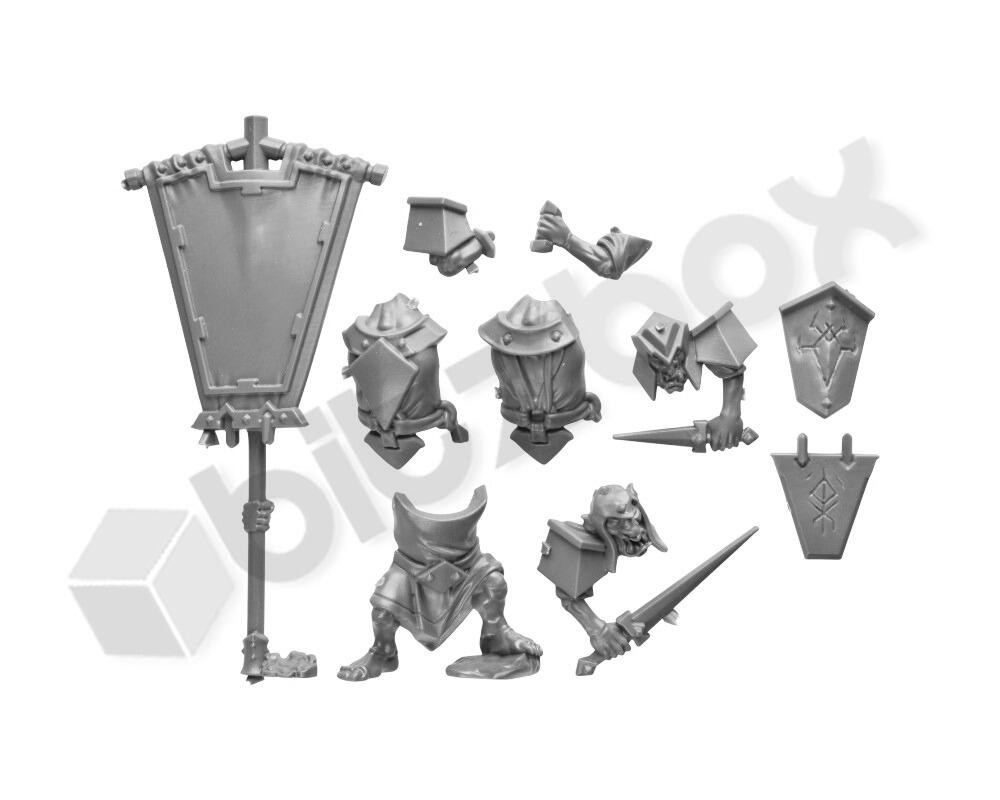 Helsmiths of Hashut Hobgrot Vandalz 02 Hobgrot Standard Bearer (10)