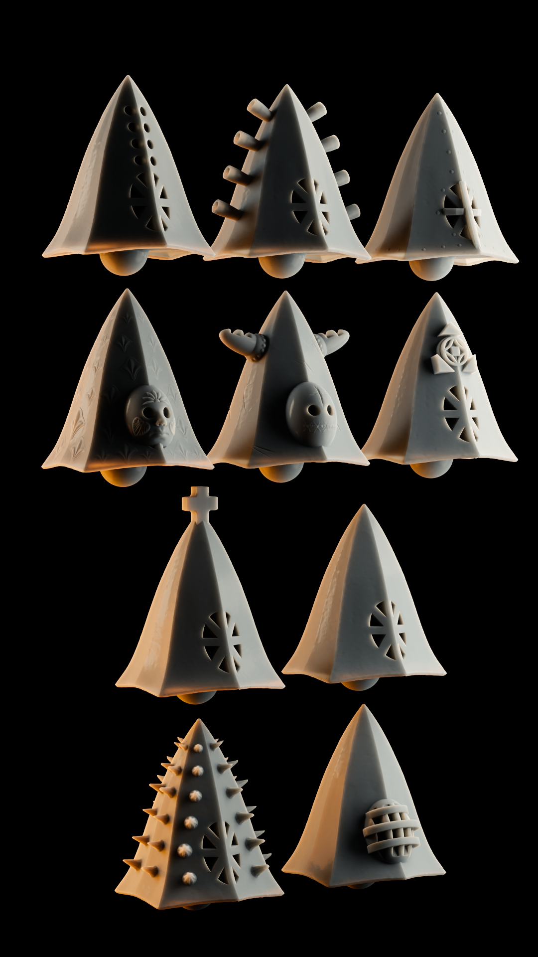 Great Helm Vault 25 Pyramid Set x10