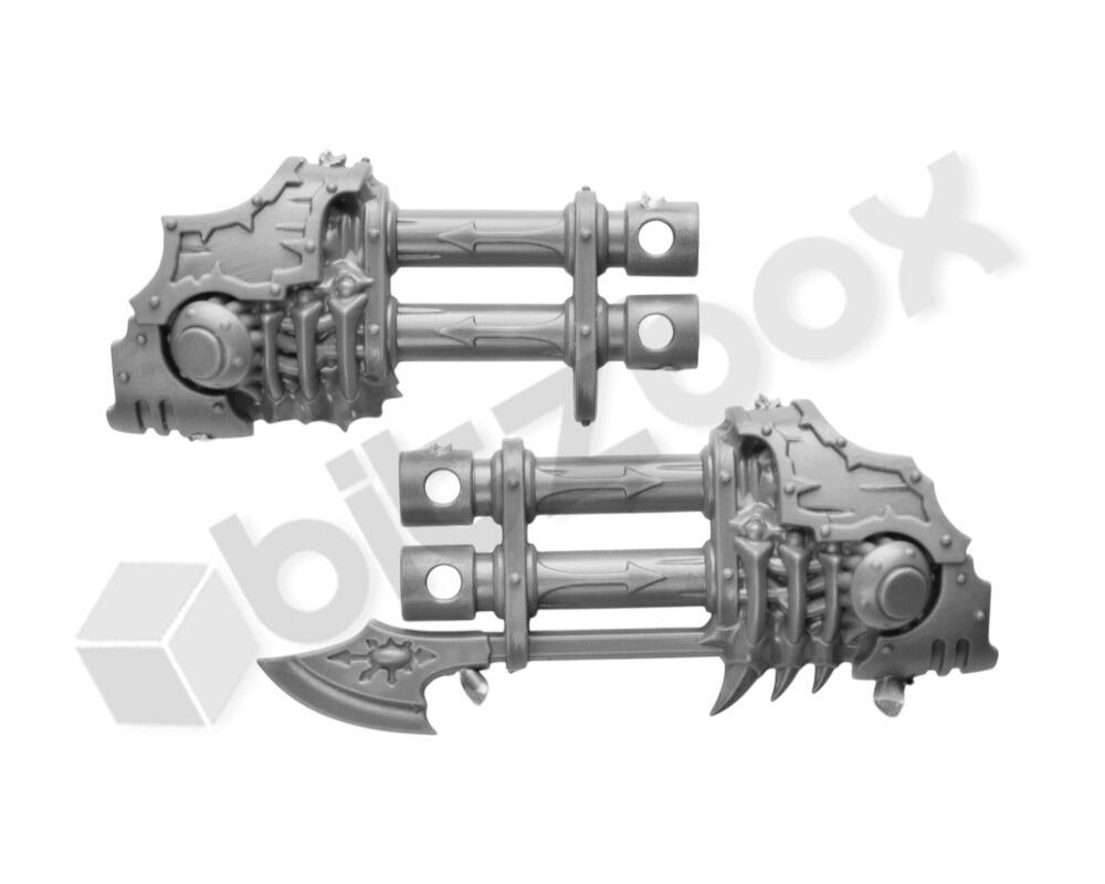 Chaos Space Marines Helbrute Autocannons (2)