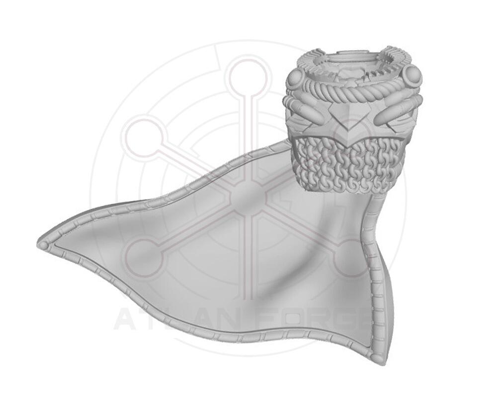 Knights Templar Aegis Captain Torso with Cape