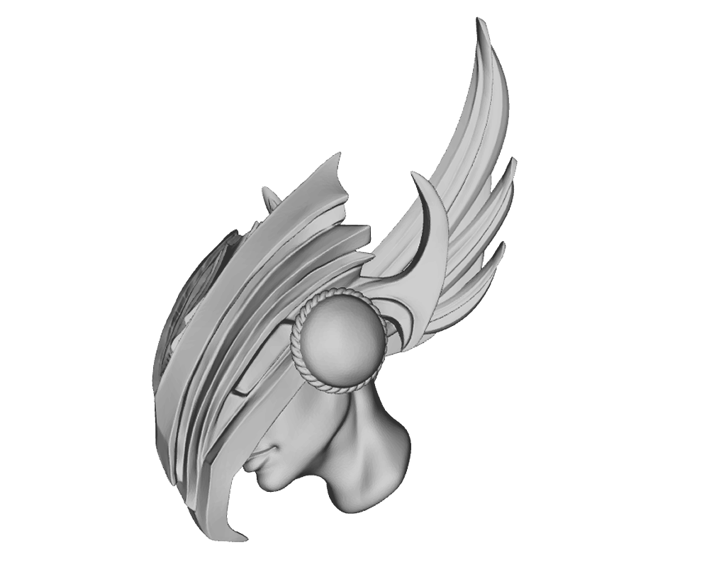 Keta Minies Female Heads 2 - Valkyrie Helm Modular