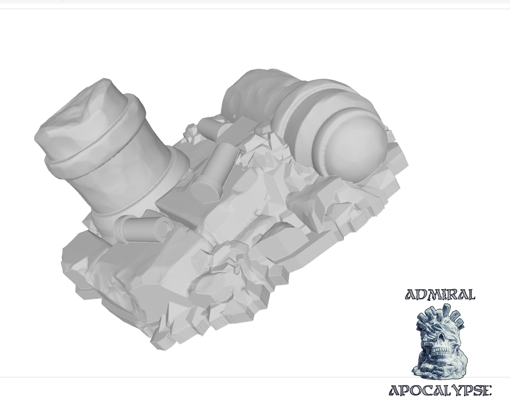 Admiral Apocalypse Urban Rubble Cluster 07