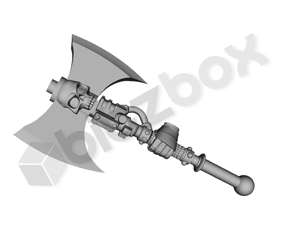 Space Warriors Double Headed Power Axe – Left