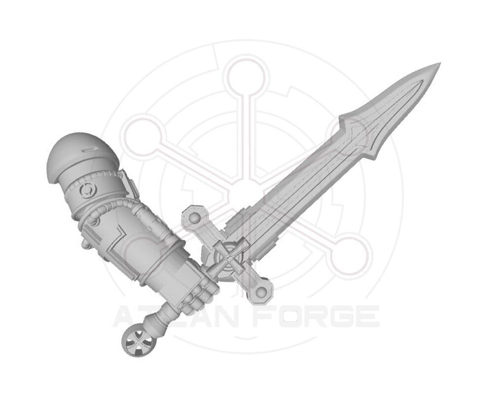 Atlan Forge Templar Veterans Right Arm Power Sword A