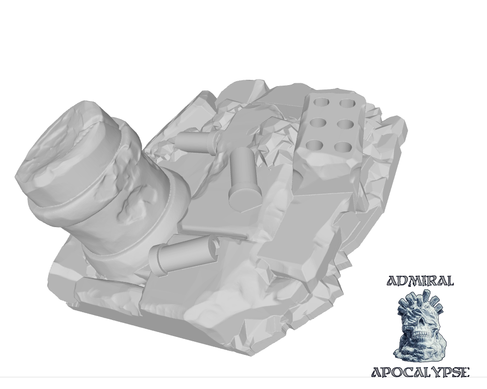 Admiral Apocalypse Urban Rubble Cluster 08