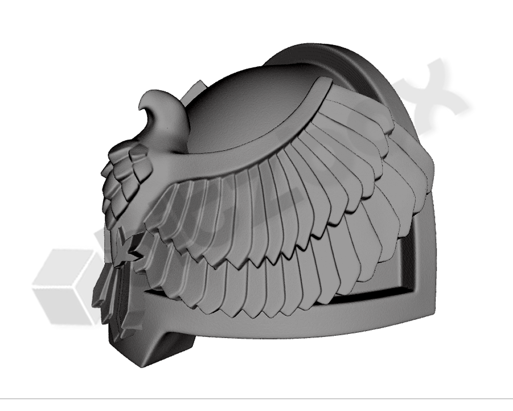 28mm Space Warrior Eagle Shoulder Pad