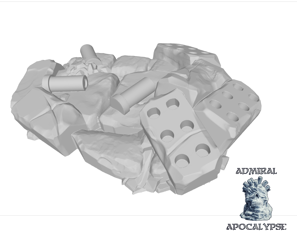 Admiral Apocalypse Urban Rubble Cluster 02