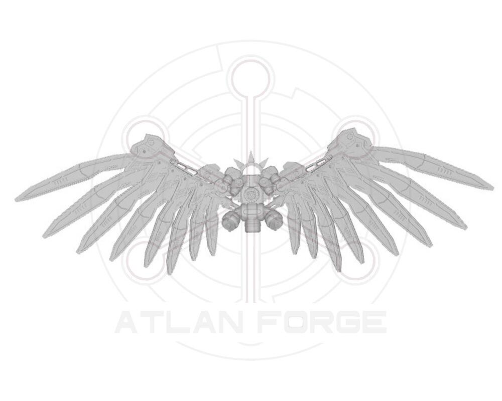 Angelic Flying Artillerymen Jump Pack Winged