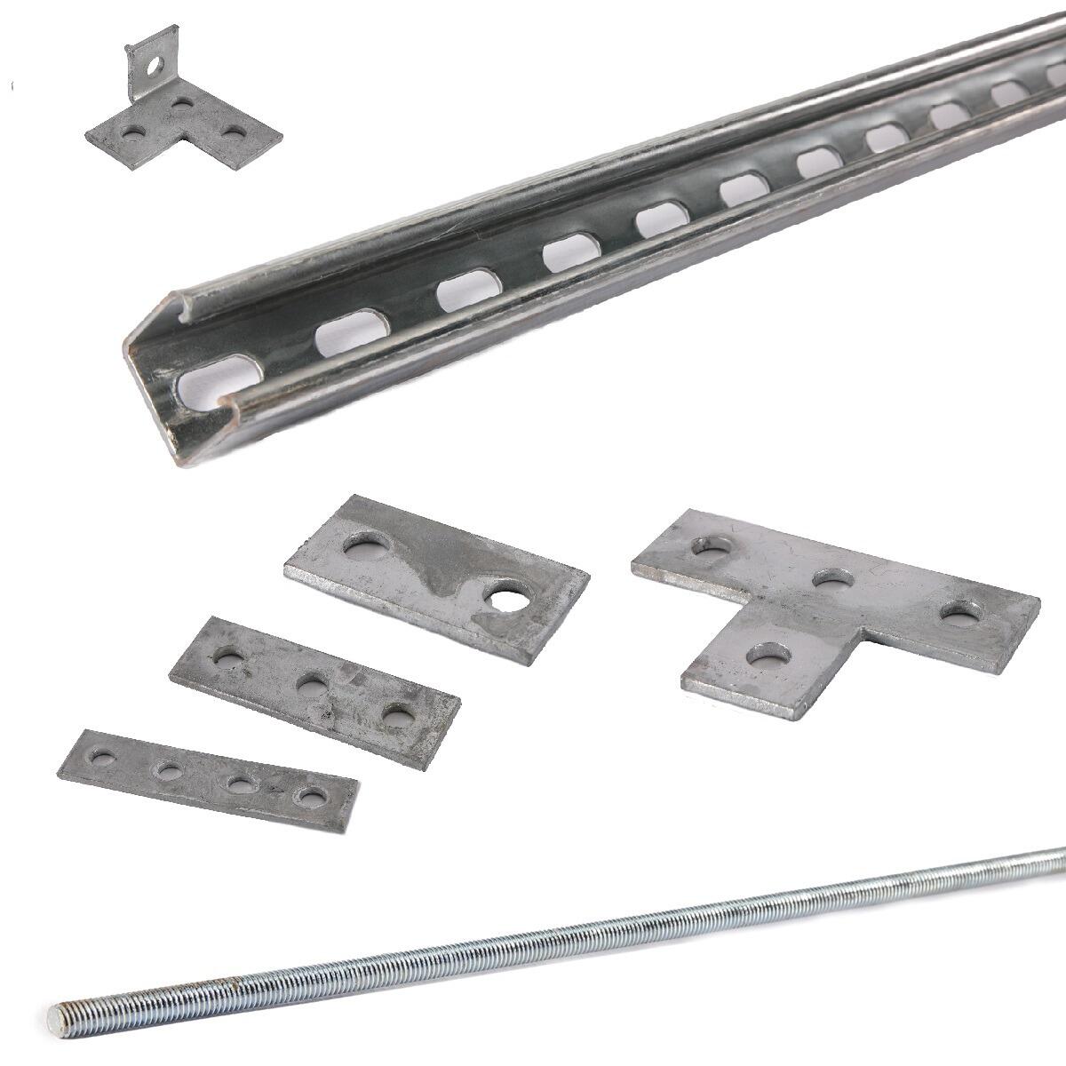Slotted Channel, Threaded Rod and Channel Fixings