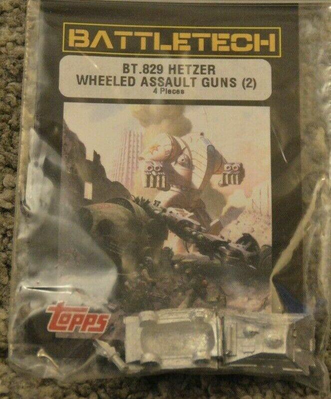 Hetzer Assault Guns (2) by Ral Partha for Battletech BT 829