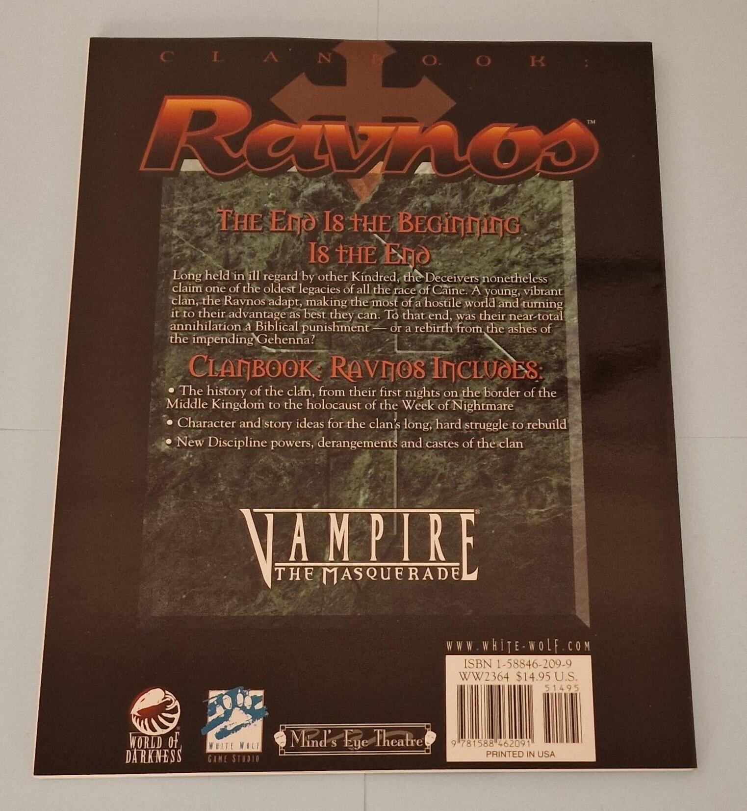 Clanbook Ravnos Revised 2nd edition Vampire the Masquerade