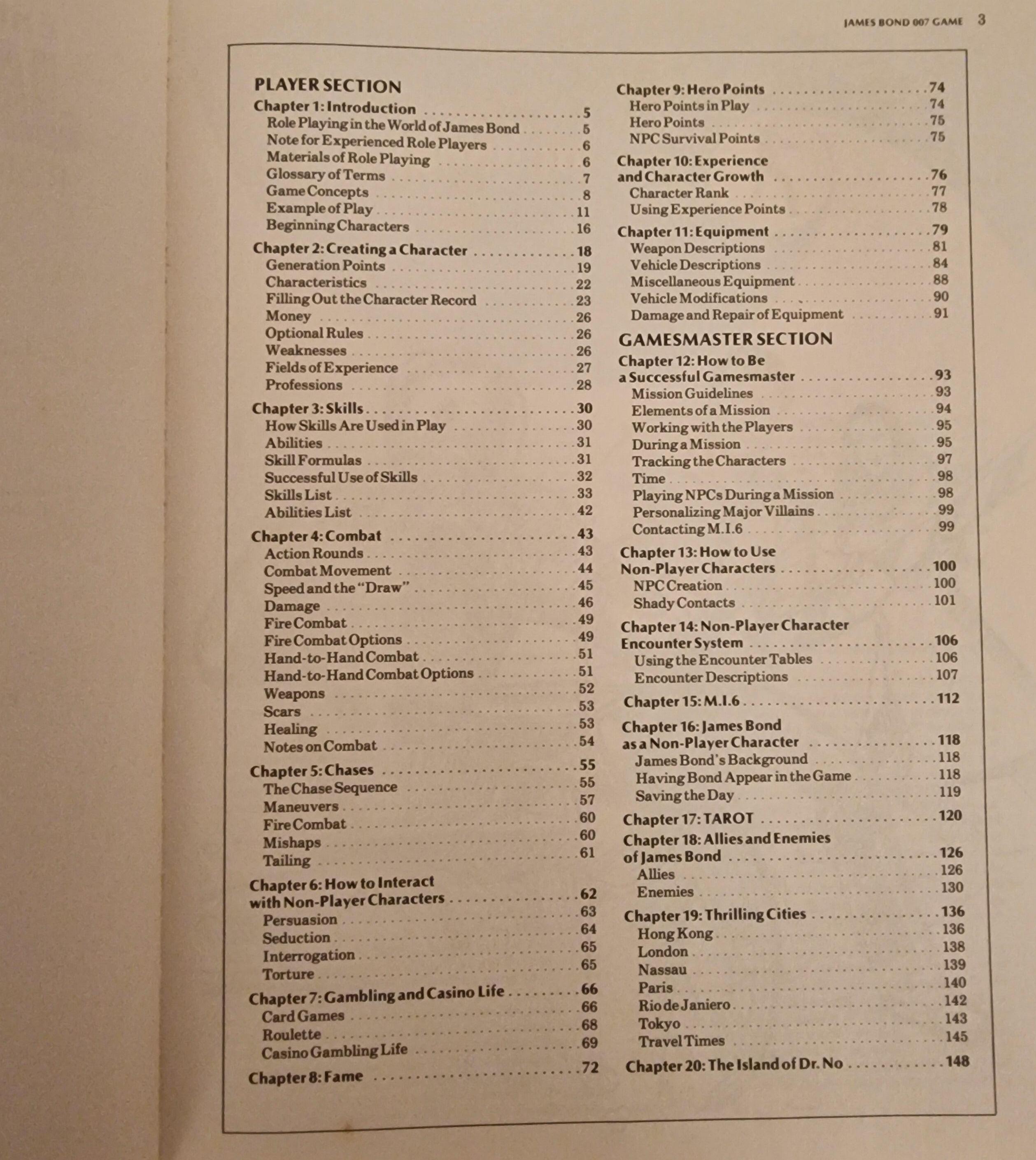 James Bond 007 RPG The Complete Basic Set by Victory Games, Early Printing