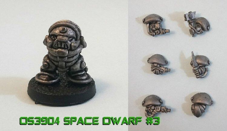 OS3904 Space Dwarf #3 by Ral Partha