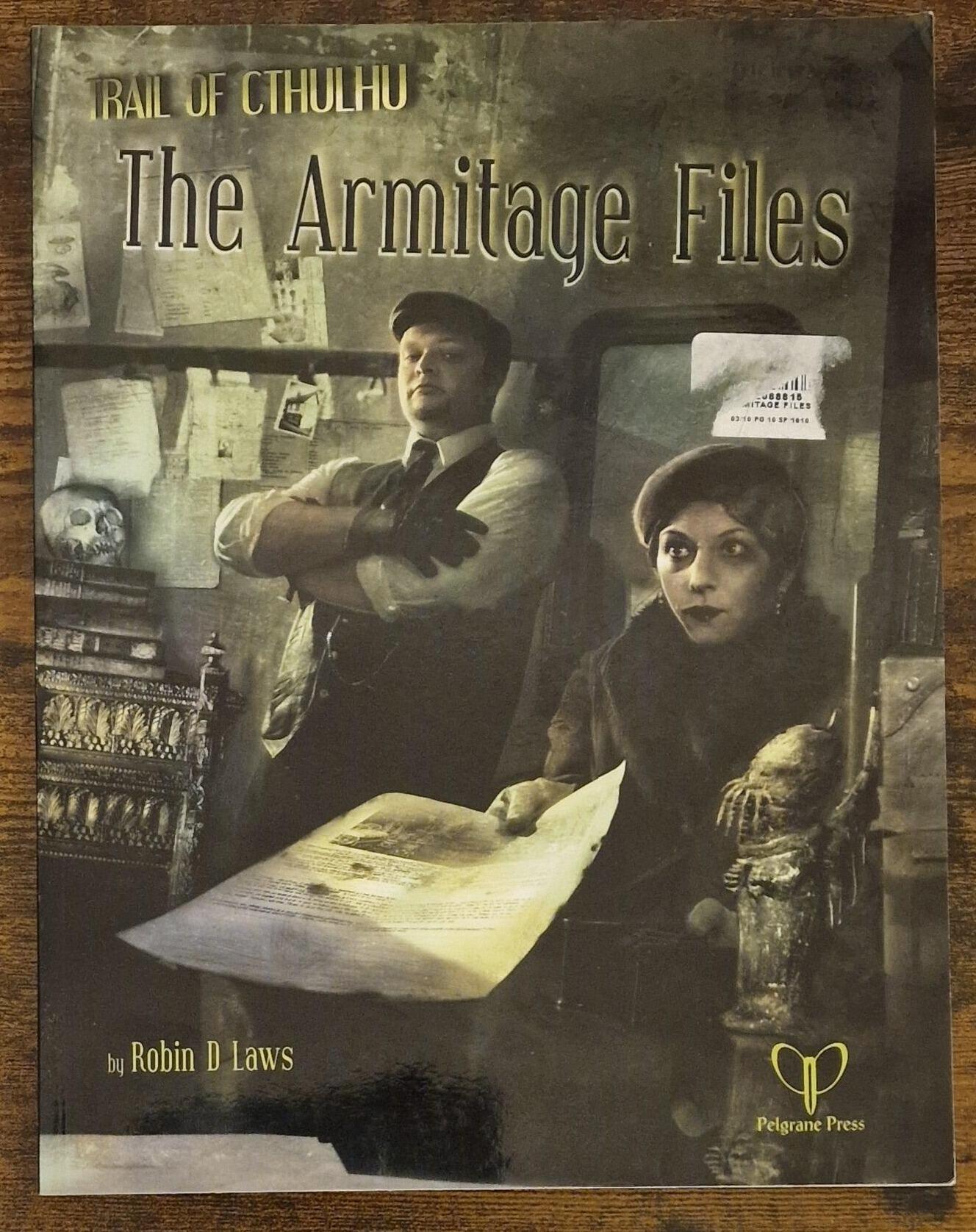 The Armitage Files RPG Book for Trail of Cthulhu by Pelgrane Press