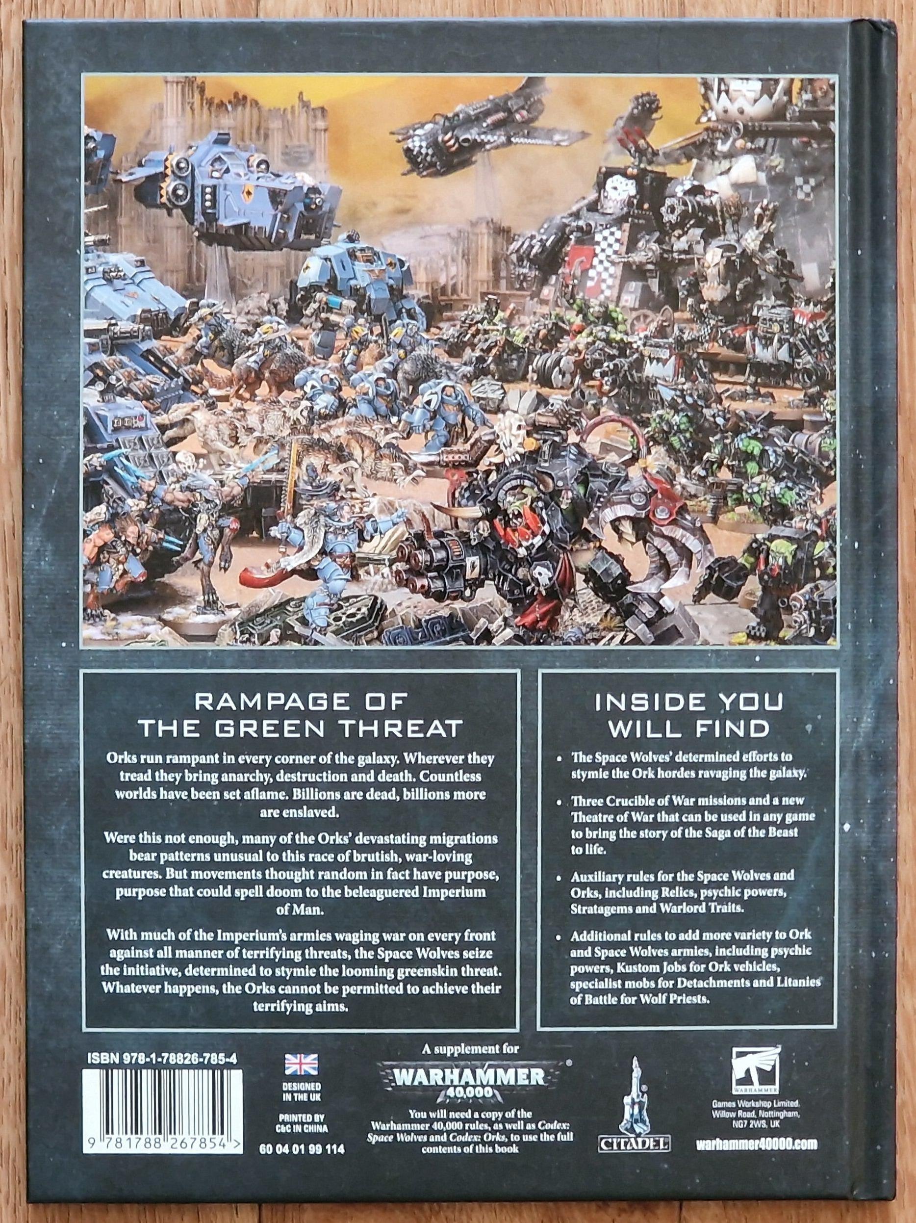 Warhammer 40000 Psychic Awakening Saga of the Beast Hardback 40K