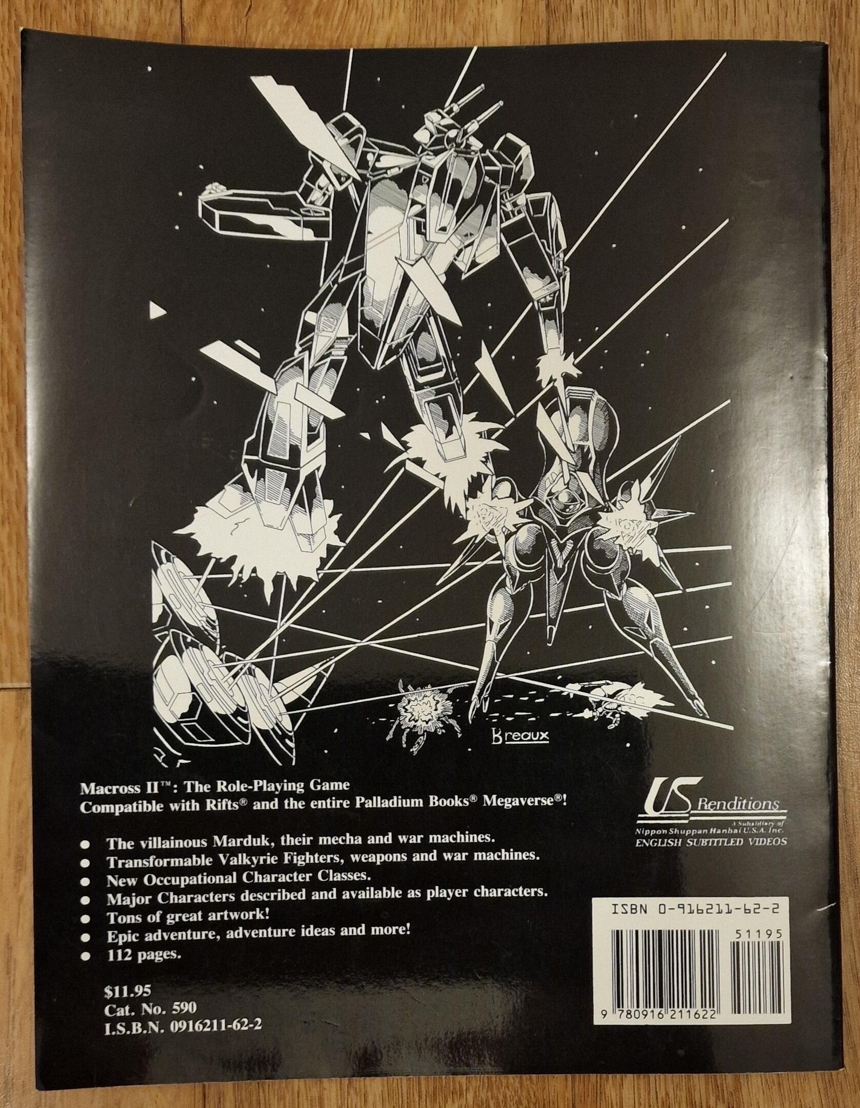 Macross II RPG Rulebook by Palladium Books