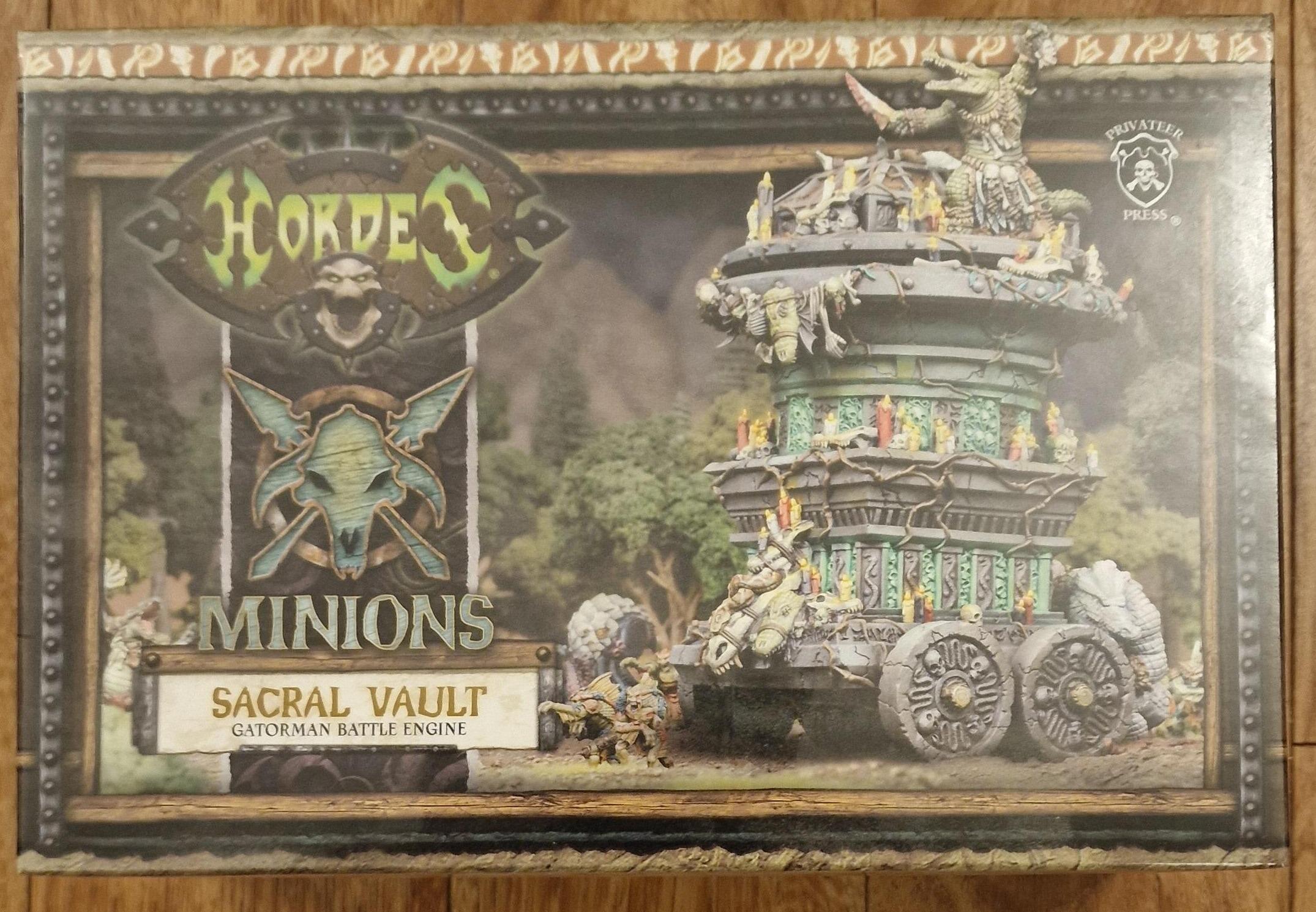 Hordes Miniature Minions Sacral Vault Gatorman Battle Engine by ...