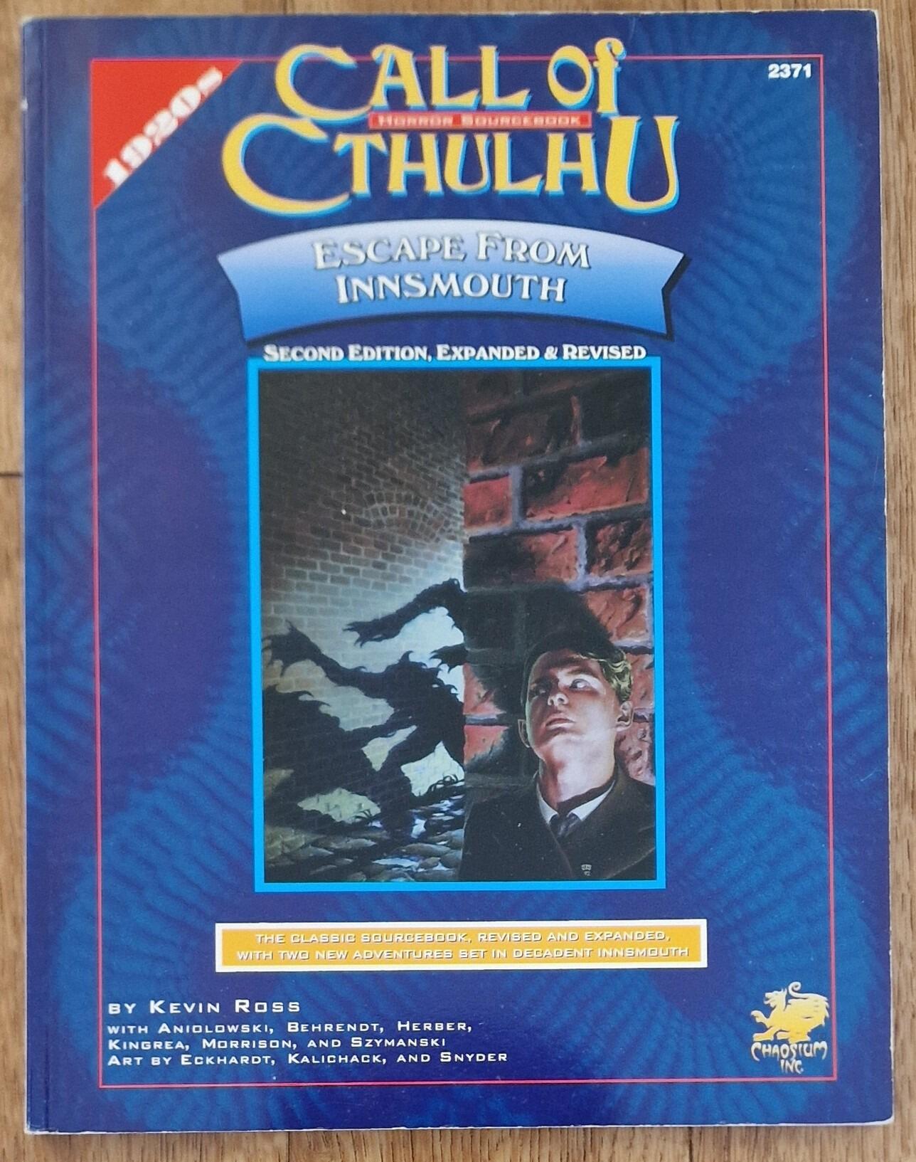 Escape from Innsmouth for Call Of Cthulhu RPG by Chaosium