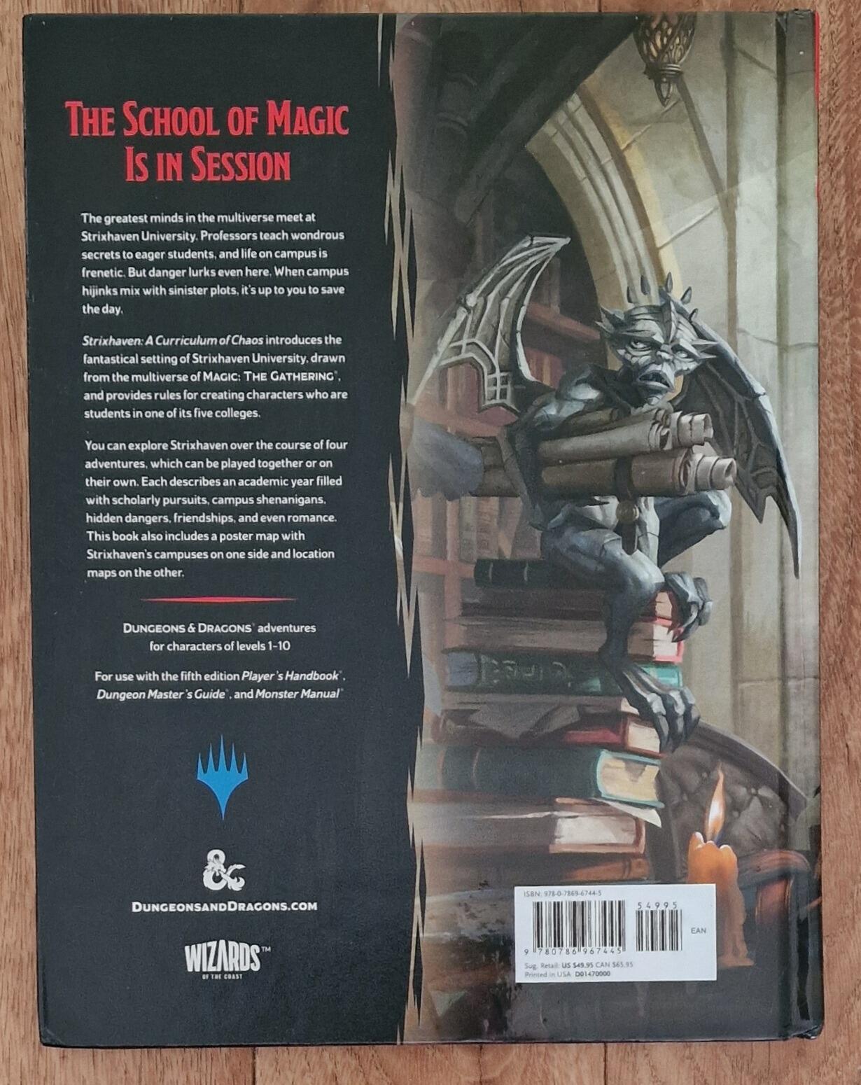 Strixhaven A Curriculum of Chaos for Dungeons & Dragons 5th edition 5e ...