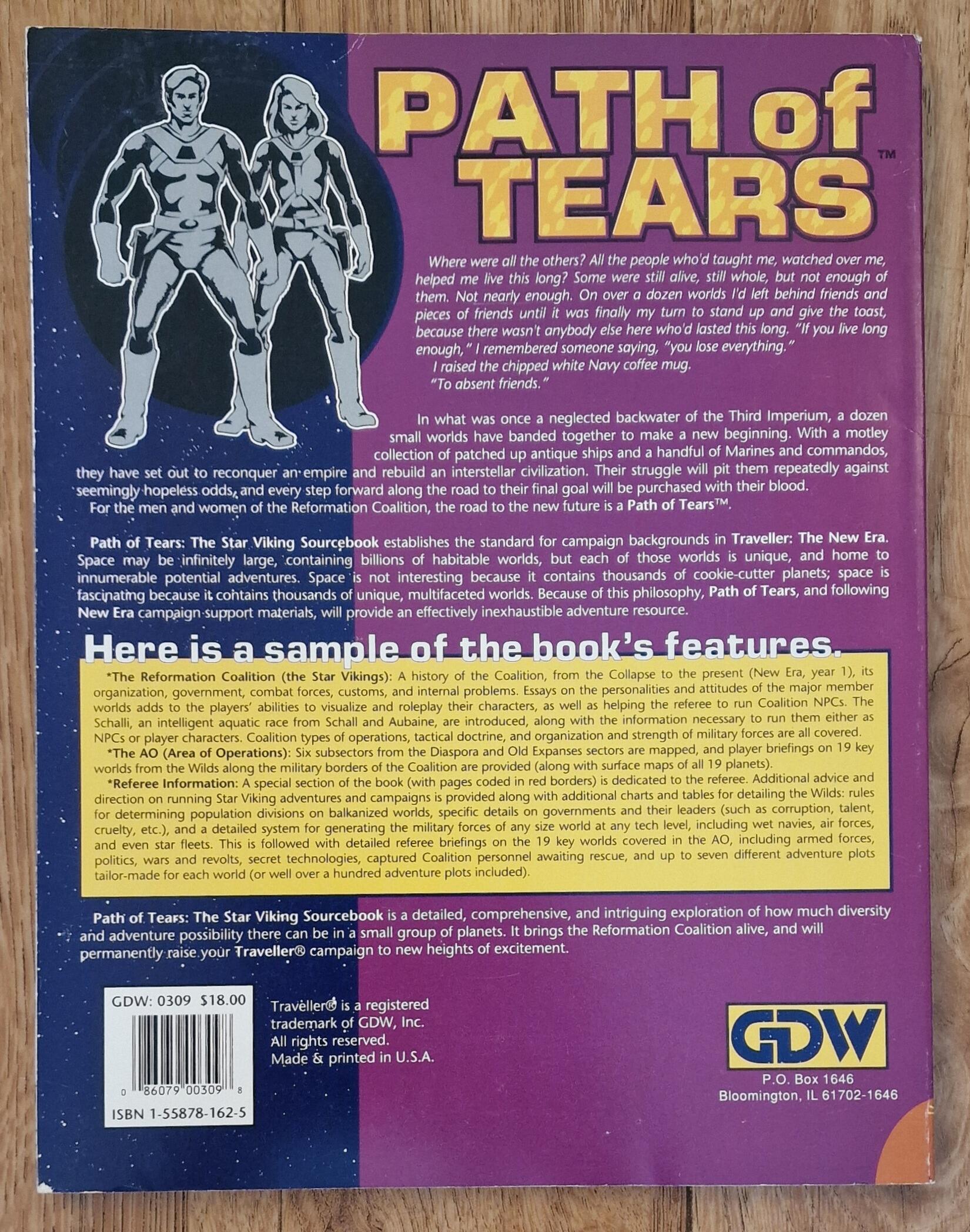 Path of Tears The Star Viking Sourcebook for Traveller The New Era by GDW