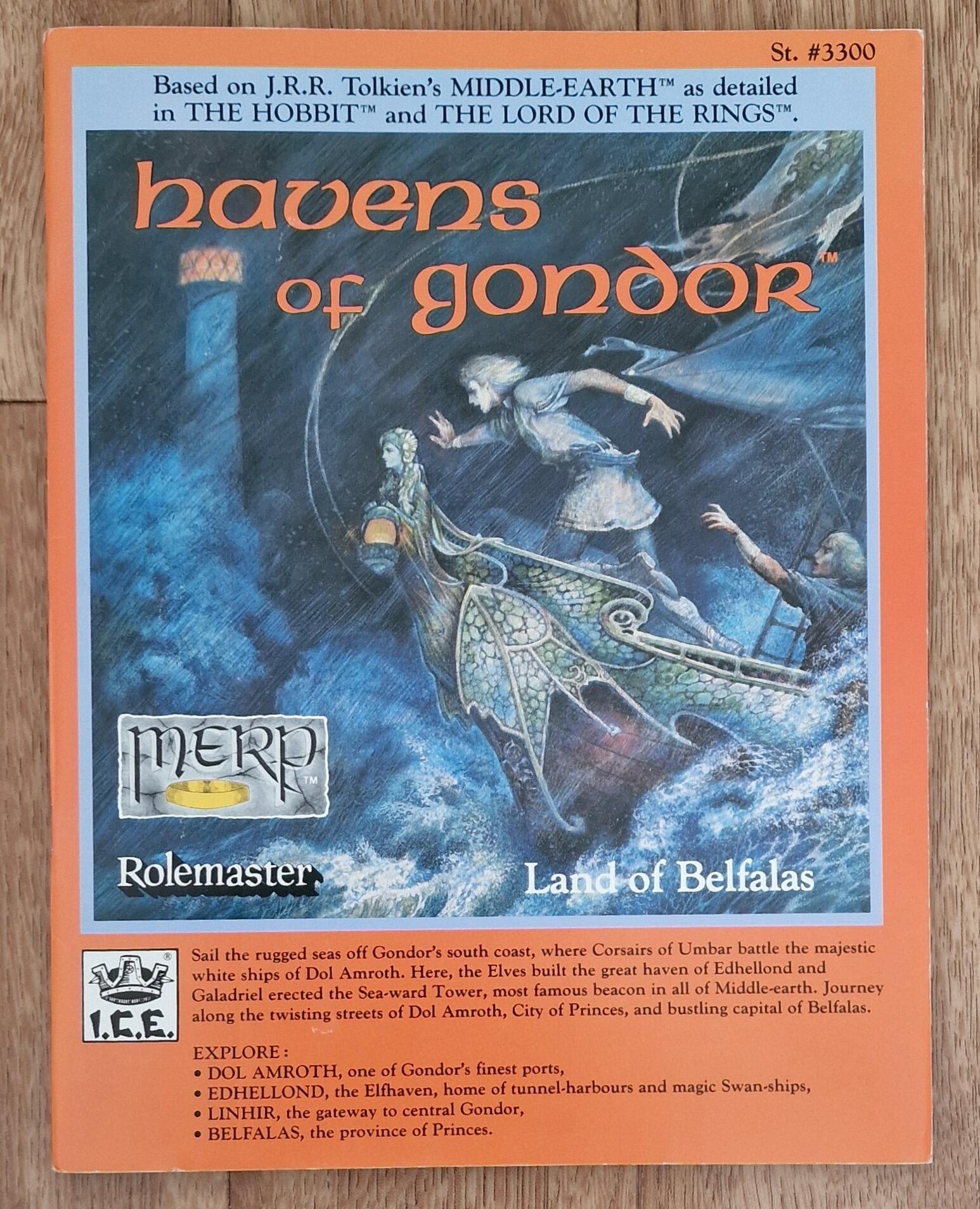 Havens of Gondor for Middle Earth Role Playing MERP by ICE Iron Crown
