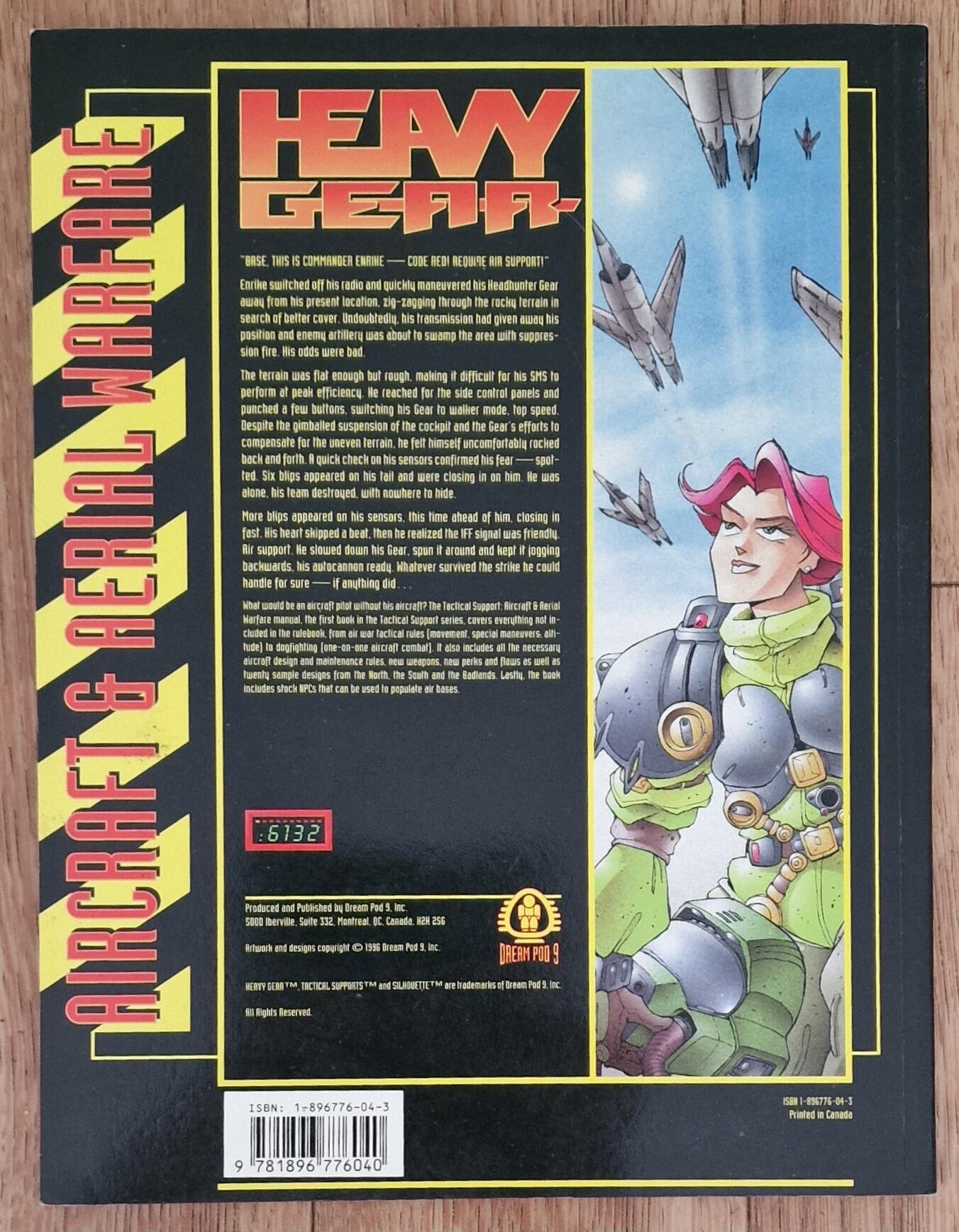 Tactical Air Support Aircraft and Aerial Warfare for Heavy Gear by ...