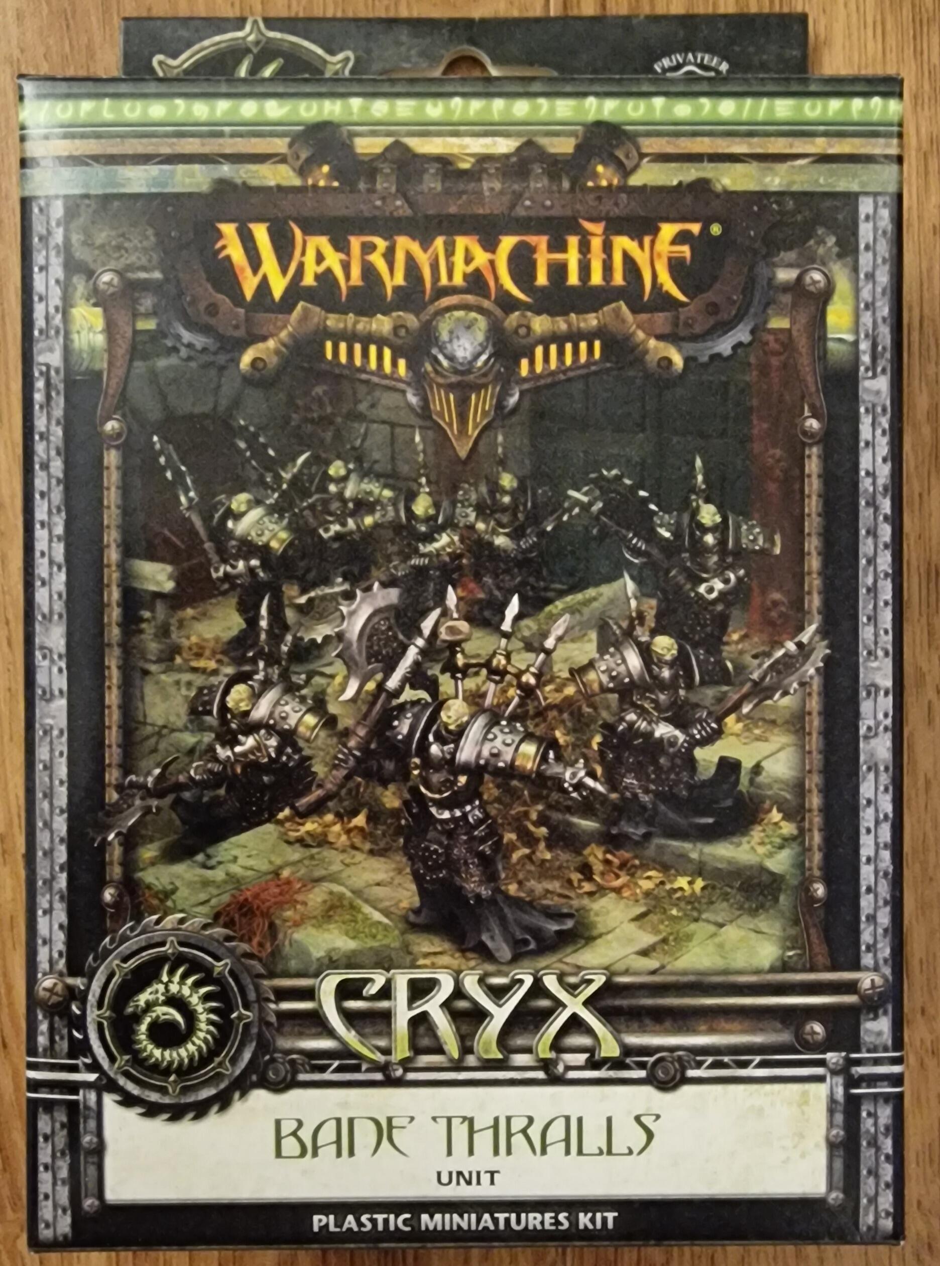 Warmachine Miniature CRYX Bane Thralls Unit Plastic Kit by Privateer Press