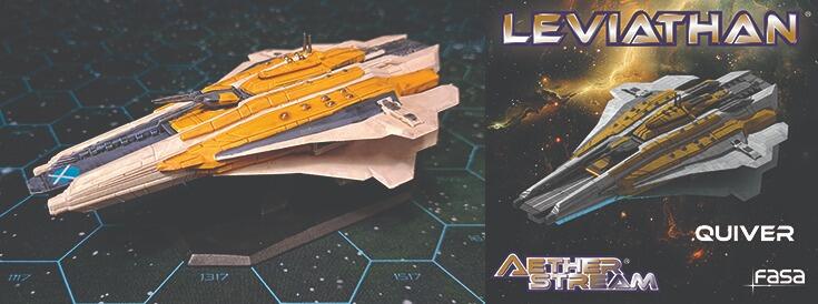 Leviathan Aetherstream Quiver Class Carrier Terran Commonwealth by FASA