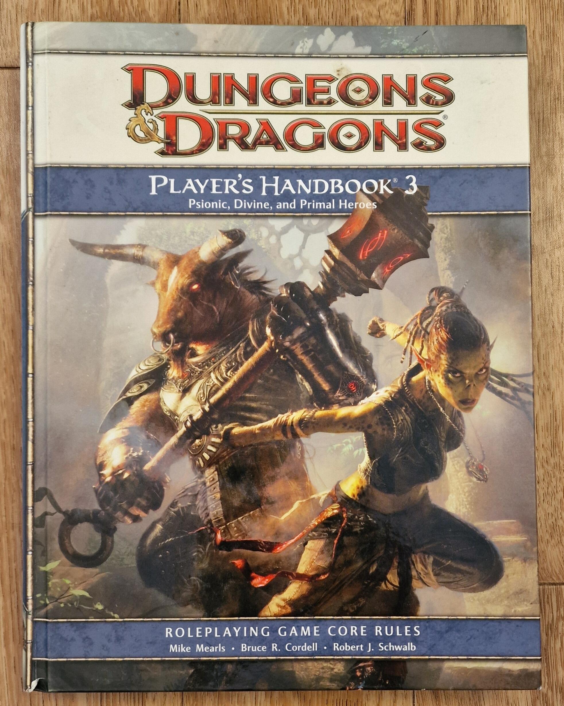 Player's Handbook 3 for Dungeons & Dragons 4th edition