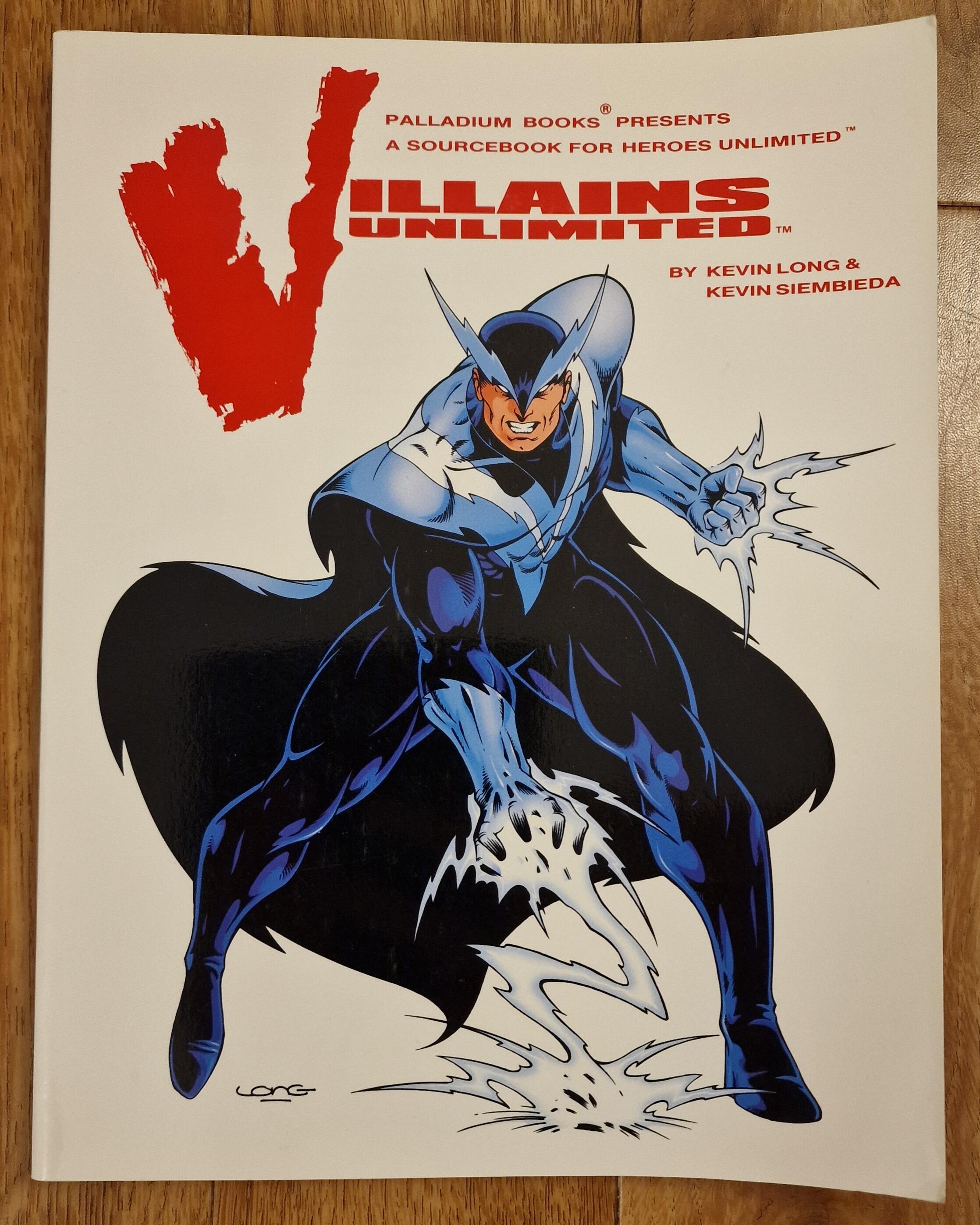 Villains Unlimited Rulebook by Palladium Books