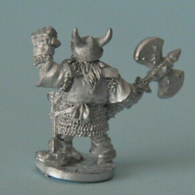 19018A Dwarf Leader with Axe by Ral Partha
