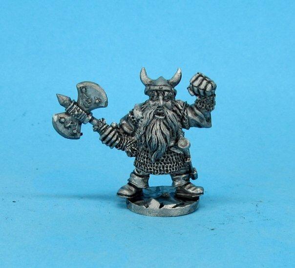 19018A Dwarf Leader with Axe
