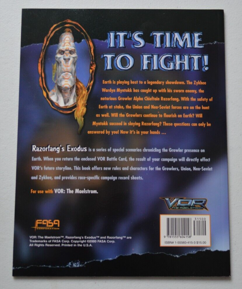 Vor the Maelstrom Forcebook Razorfang's Exodus