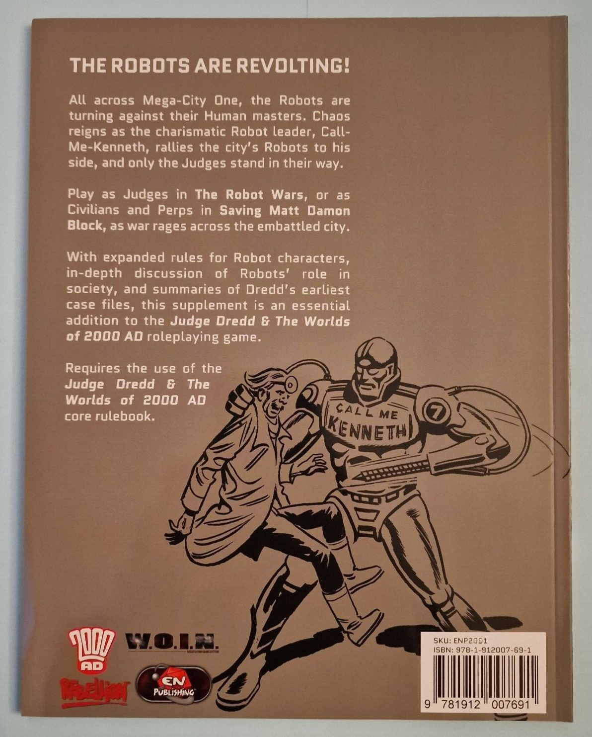 The Robot Wars for Judge Dredd & the Worlds of 2000AD RPG