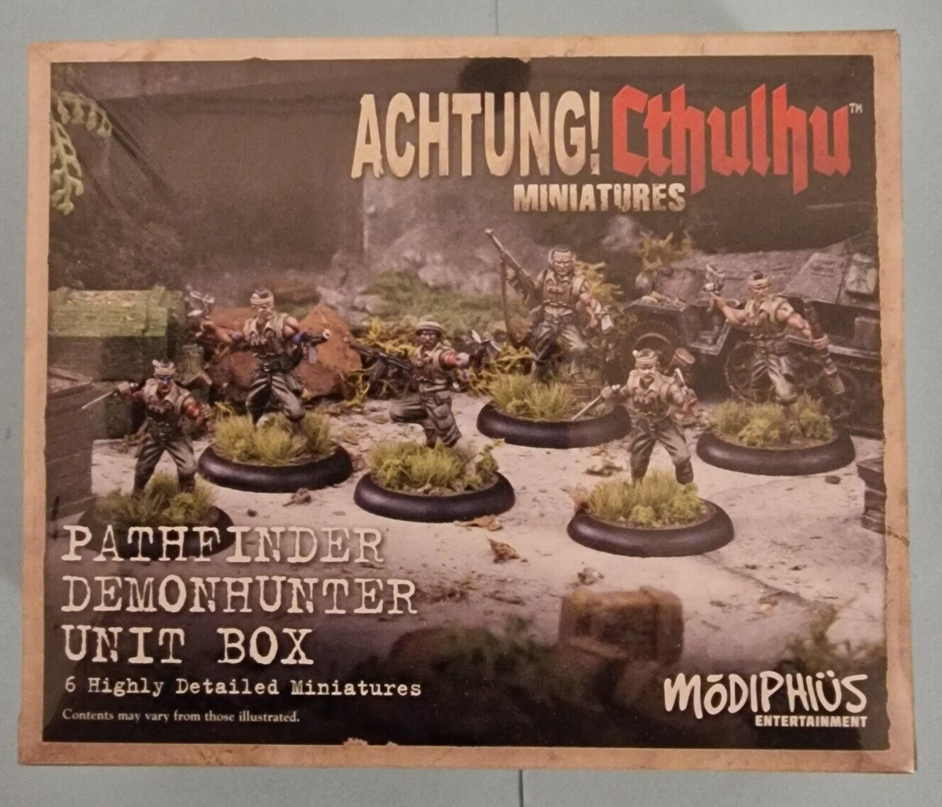 Pathfinder Demon Hunter Unit Box for Achtung! Cthulhu 28mm Miniatures