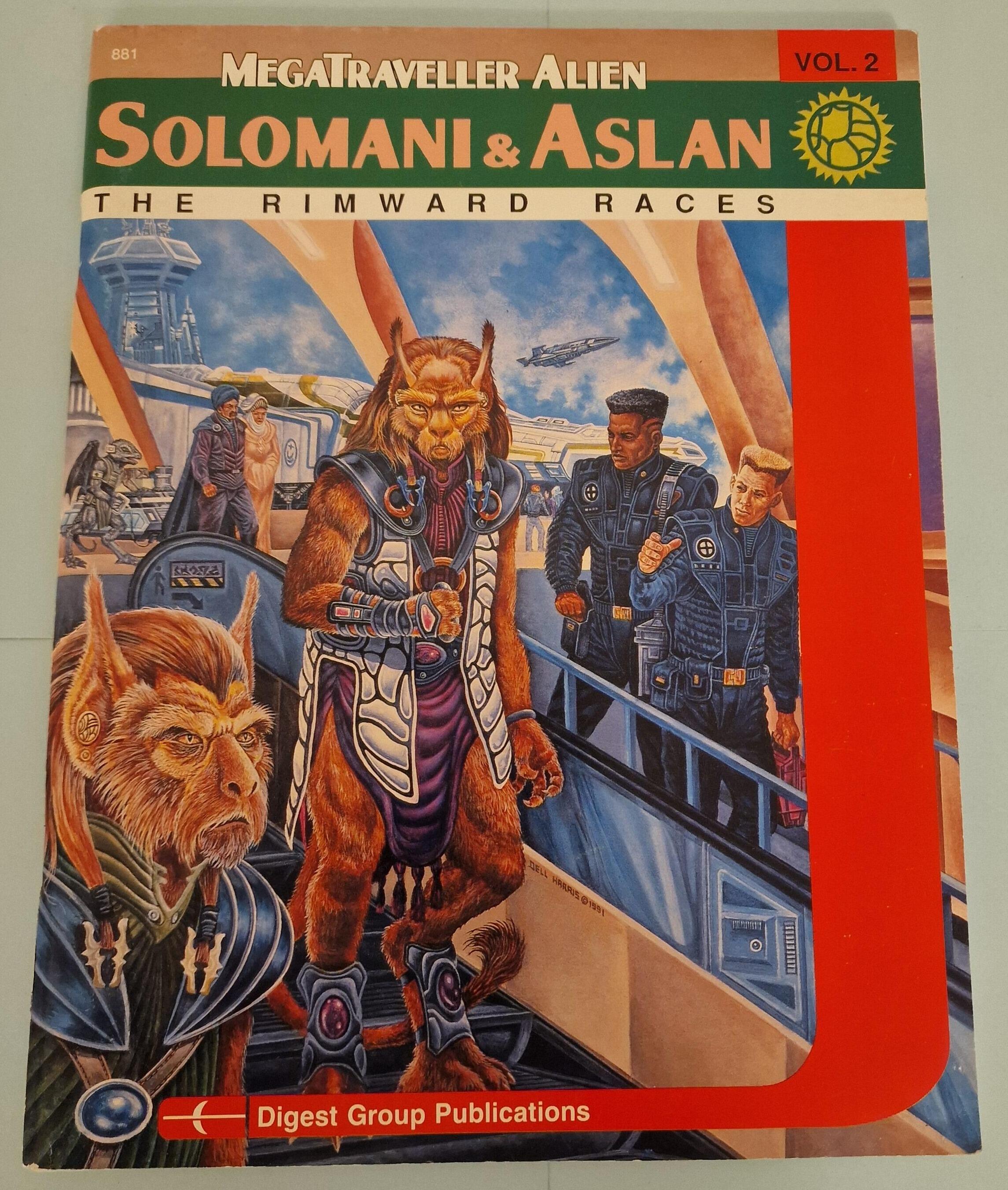 Solomani & Aslan The Rimward Races for Megtraveller