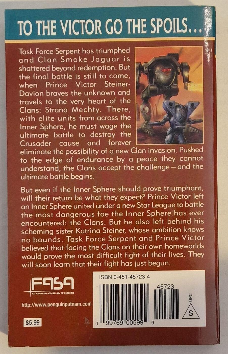 Prince of Havoc Twilight of the Clans 7 a Battletech Book by Michael A ...